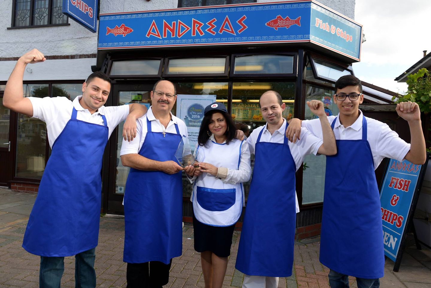 Andreas Fish and Chip Shop Penwortham, Preston